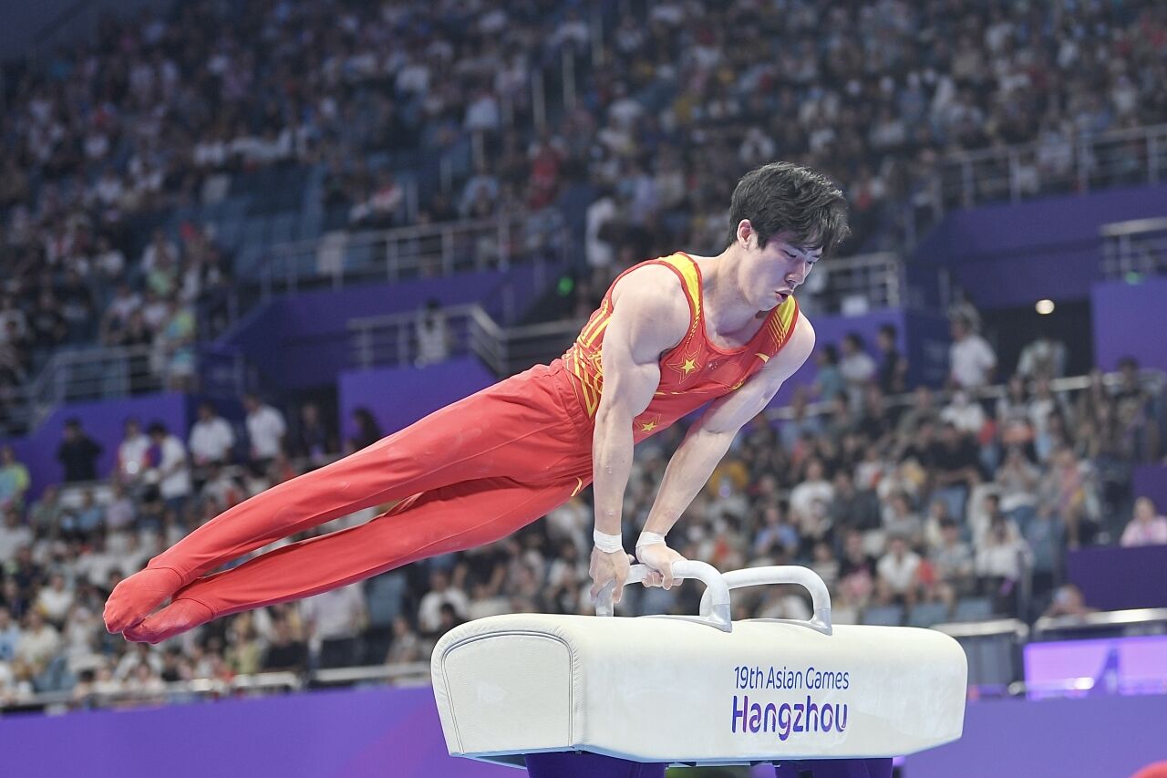 浙江党建网- 组图｜中国队夺得杭州亚运会体操男子团体金牌！